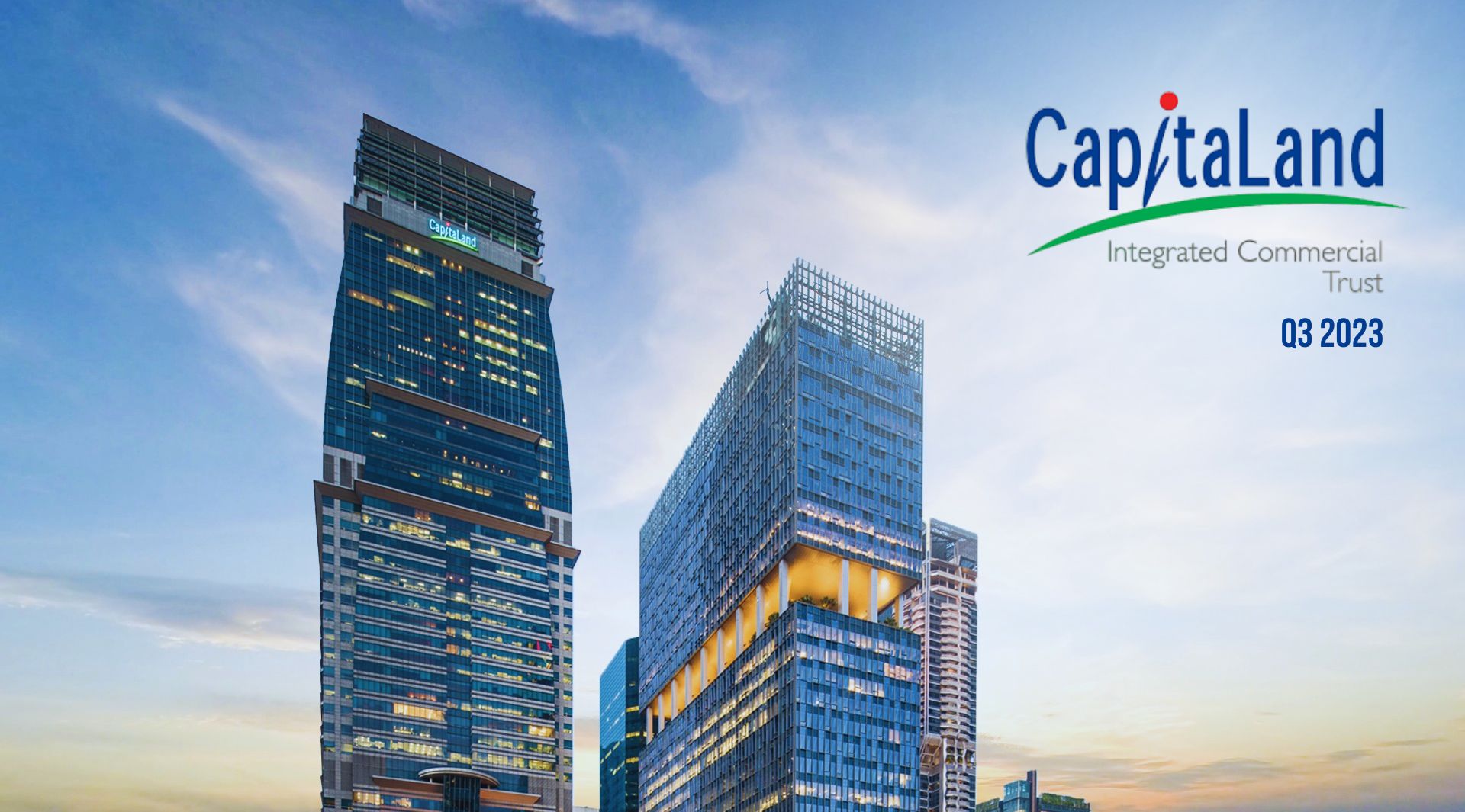 CapitaLand Integrated Commercial Trust CICT Q3 2023: Stable Performance