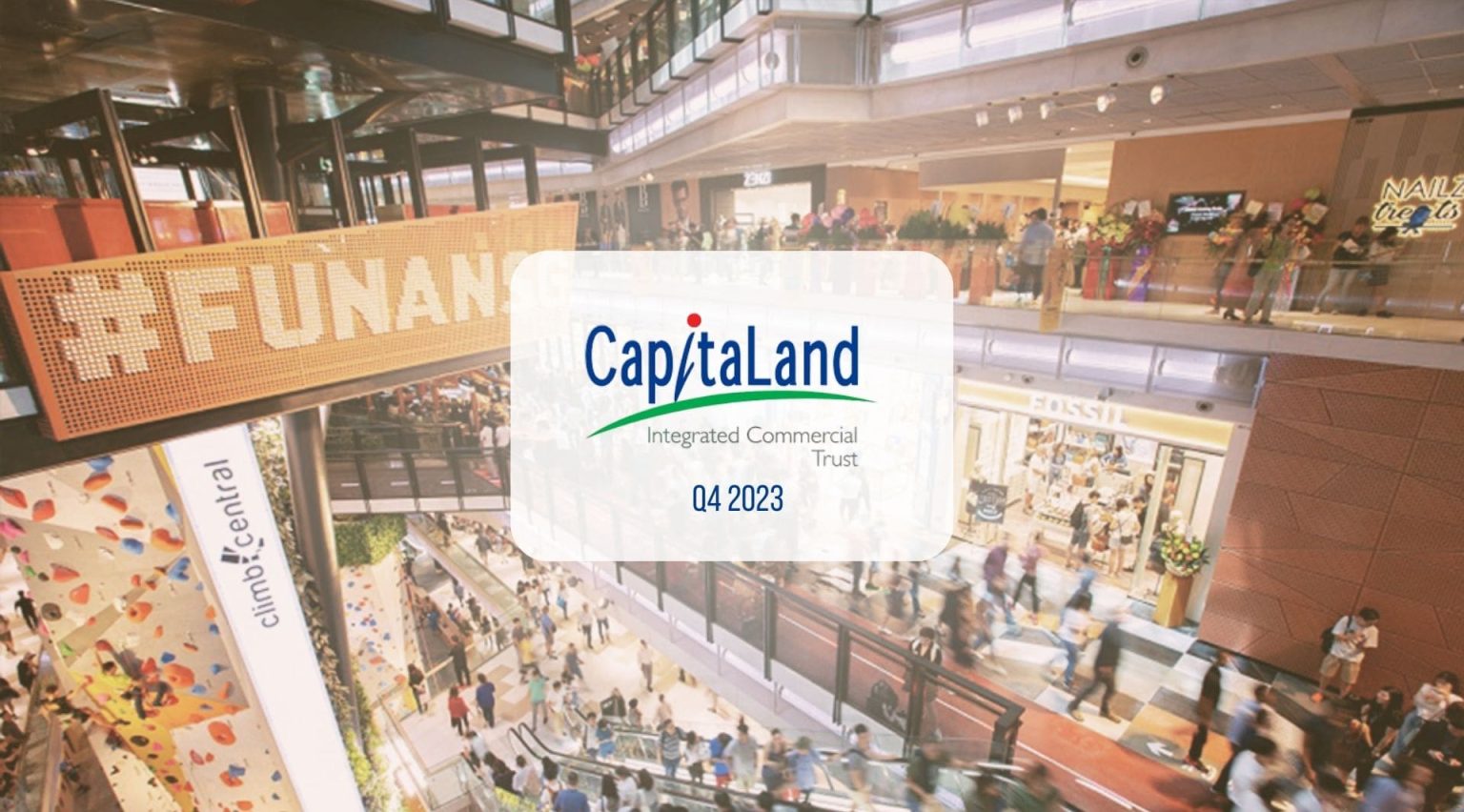 CapitaLand Integrated Commercial Trust CICT Q4 2023
